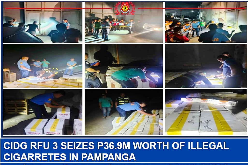 P36.9M illegal cigarettes seized in Pampanga
