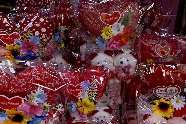 Valentine's Day merchs at Divisoria
