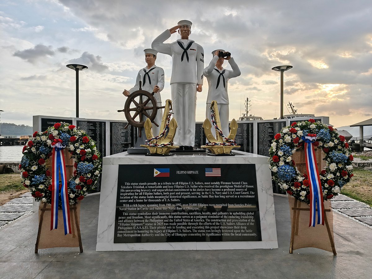 Filipino Shipmates monument unveiled in Subic Bay Freeport