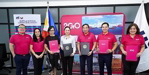 DTI welcomes 2GO as supply chain partner