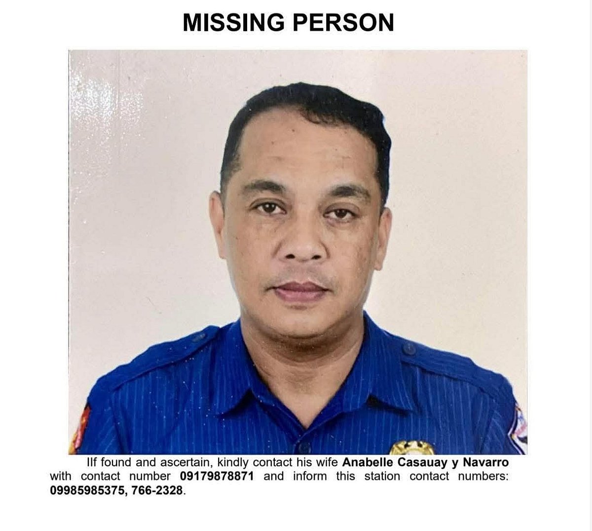 Police officer found dead in septic tank in Malolos City