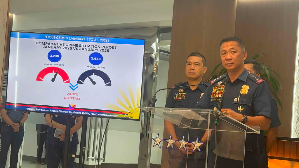 Crime rate down? PNP points to cop visibility