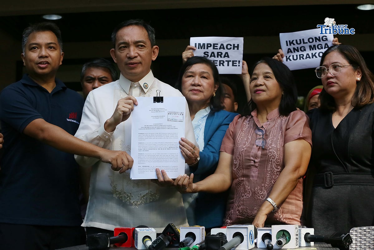 Makabayan files impeachment complaint vs Sara Duterte