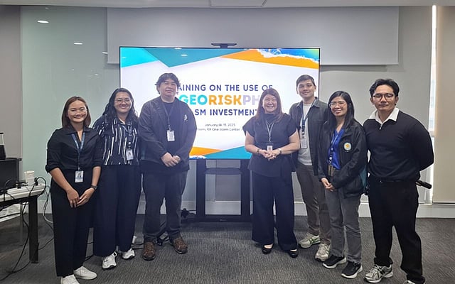 SM leads private sector in GeoRiskPH training
