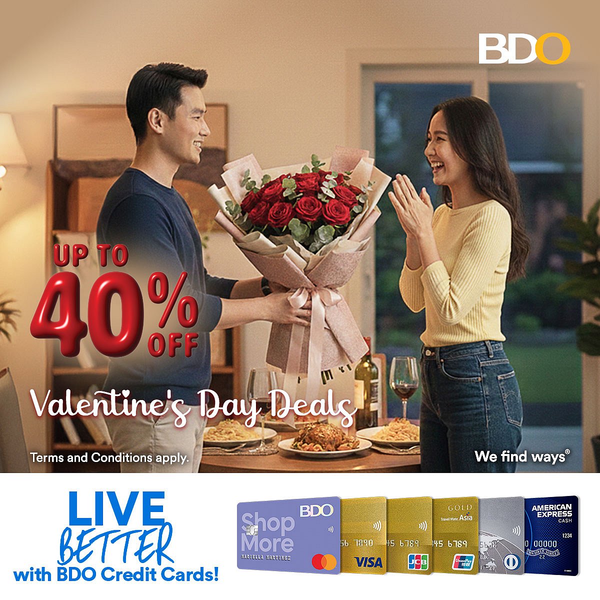 BDO card promos tap Valentine spending boom