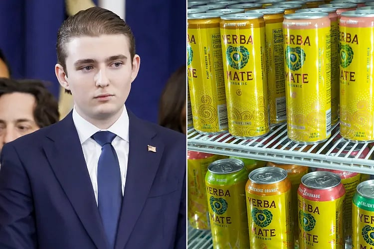 Barron Trump joins new yerba mate beverage startup