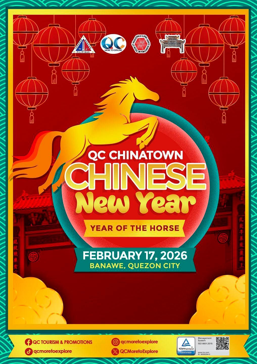 Quezon City hosts Chinese New Year 2026 in Banawe