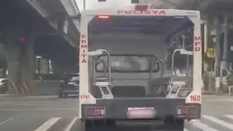 LTO flags PNP patrol car over Taft Avenue traffic incident