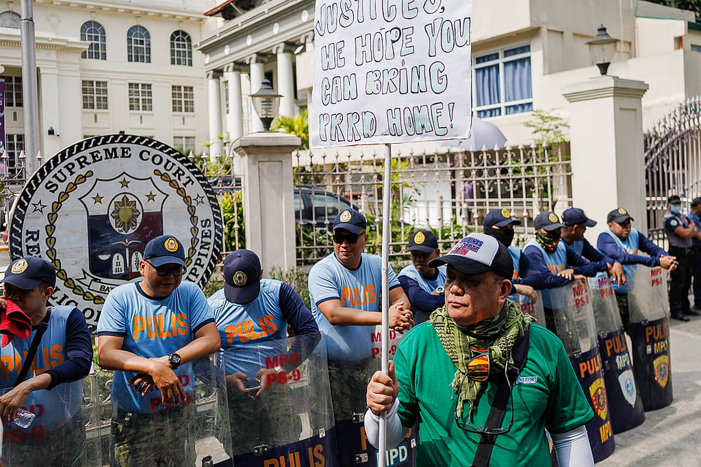 Duterte supporters call for his return a year since his capture by the ICC