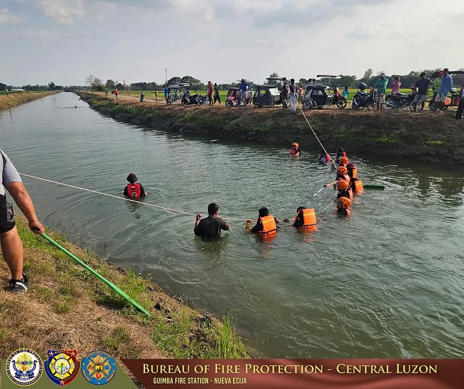 Three Men Drown in Irrigation Canal in Guimba, Nueva Ecija After ...