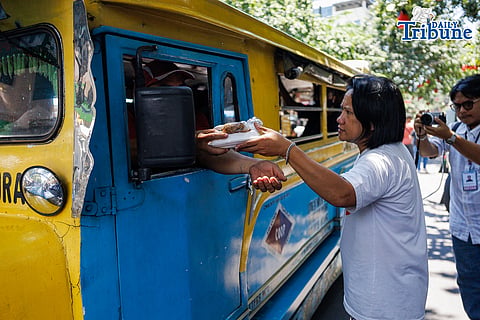Free food to jeepney drivers