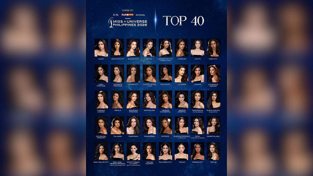 Miss Universe Philippines 2026 unveils Top 40 delegates after first cut