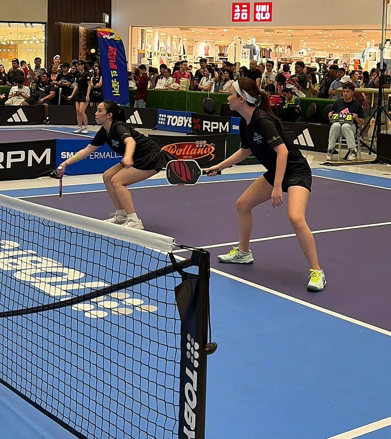 Pickleball fever takes over SM North EDSA