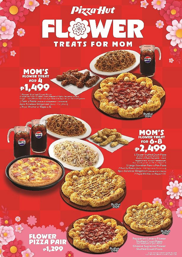 Make Mother’s Day bloom with Pizza Hut’s Flower Stuffed Crust Pizza ...