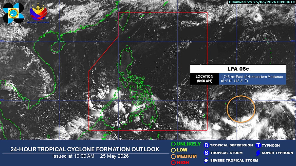 PAGASA Raises Cyclone Potential of Mindanao LPA: Tropical Depression ...