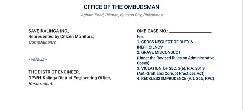 DPWH-Kalinga exec faces Ombudsman complaints