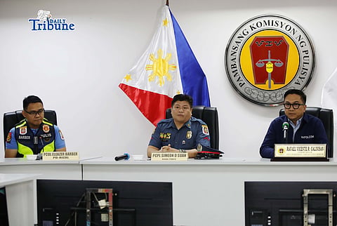 Press-con Viral police handcuffing senior citizen