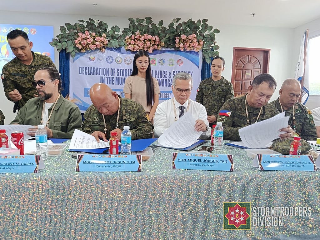 General MacArthur, Kananga in Eastern Visayas Declared Insurgency-Free ...