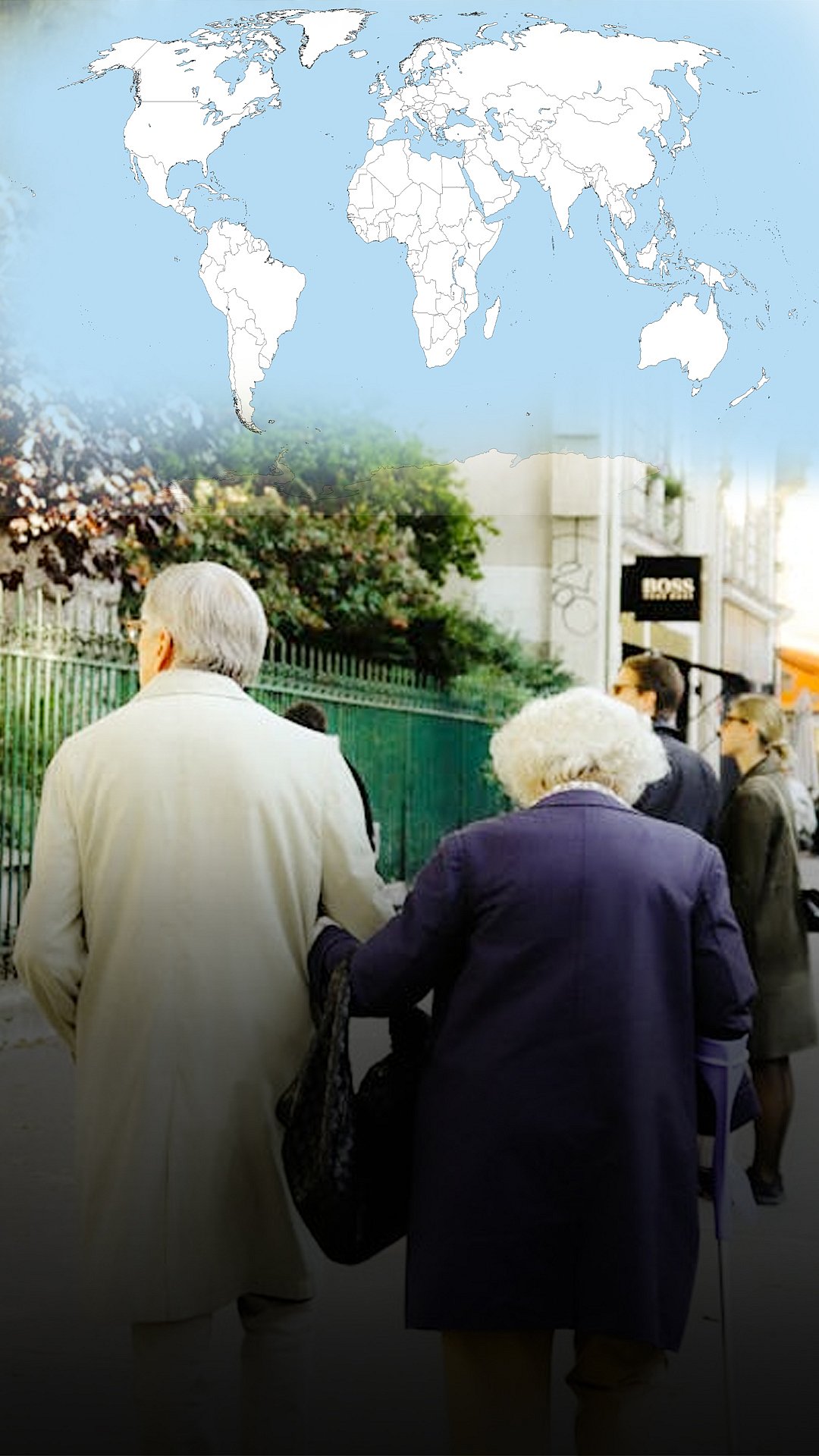 Here's the list of countries with the highest aged population in 2025