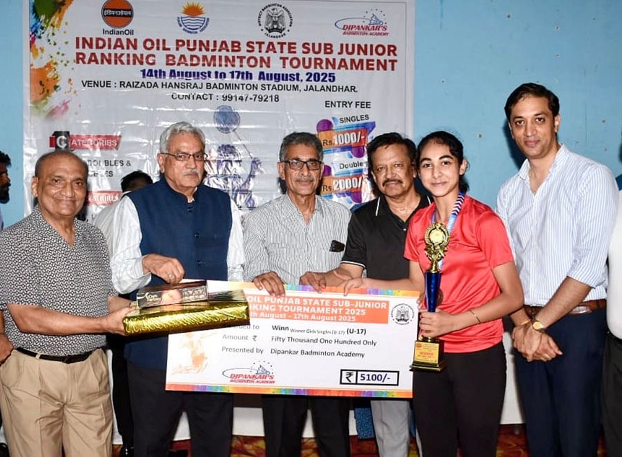 Mehvish Kaur and Zorawar Shine at Indian Oil Punjab State Sub Junior ...