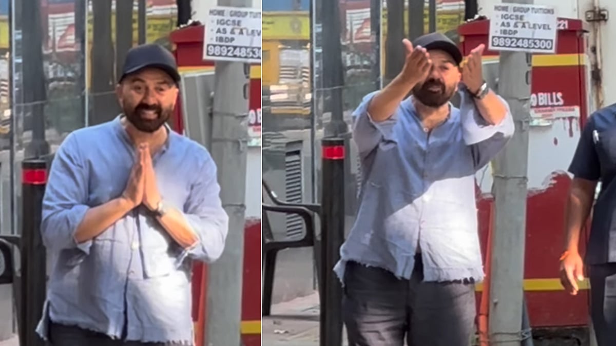 Sunny Deol Video: Gadar actor slams paparazzi in anger, watch