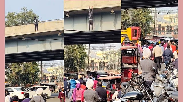 Youth jumps from bridge at Kachehri Chowk in Amritsar