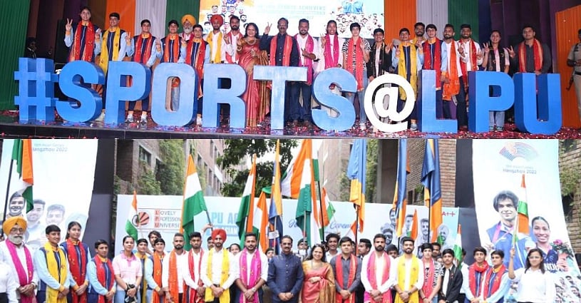 LPU Celebrates Asian Games Success by rewarding with Rs 1.14 Crores ...