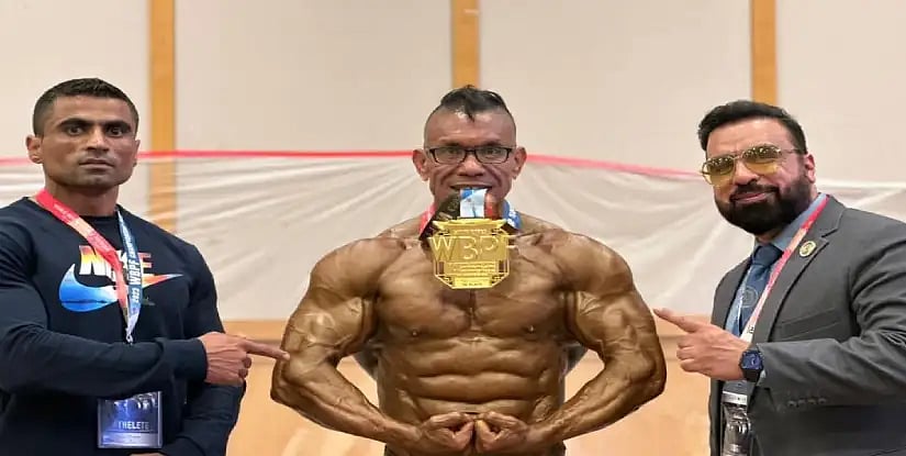 Who is Ali Reza Asahi? Afghan bodybuilder wins gold at World ...