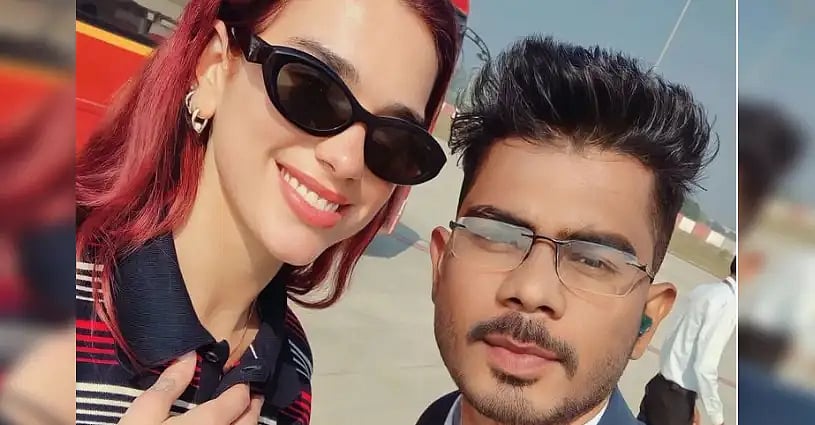 Dua Lipa kisses Indian fan at Udaipur airport? Levitating singer's pic ...