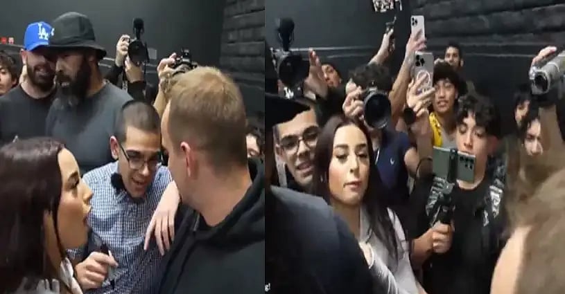 Neon's girlfriend spits on YouTuber Vitaly's face after he shows ...