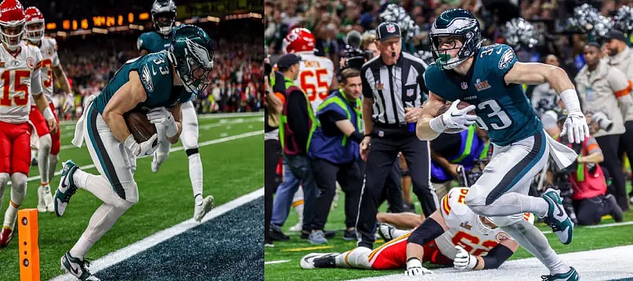 Super Bowl 2025 Live: Eagles' Cooper Dejean becomes first player to ...