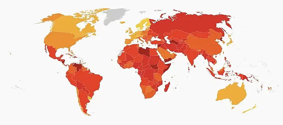 Corruption Perceptions Index 2024: India ranks 96 out of 180 countries ...