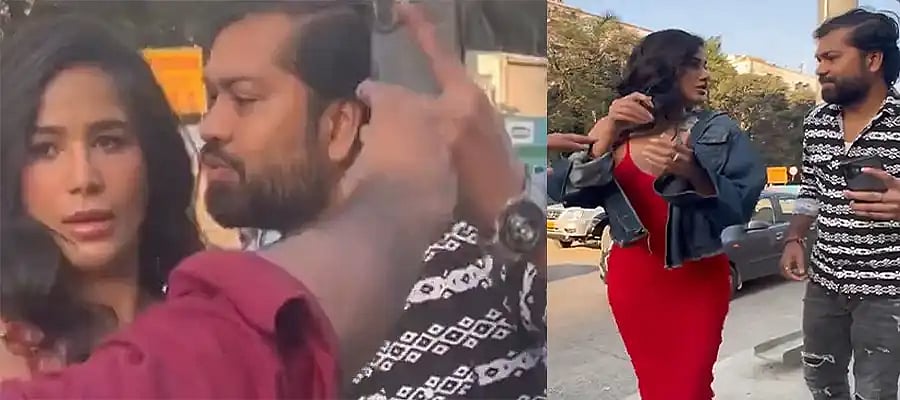 'Drunk' fan tries to kiss Poonam Pandey while taking selfie; Fans call ...