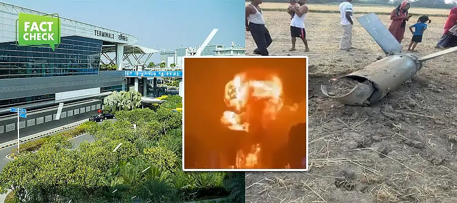 Fact Check: Viral Video of Delhi Airport in flames after being hit by ...