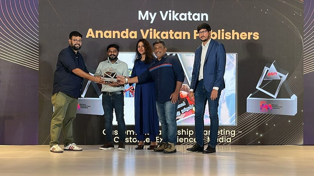 Vikatan Play and My Vikatan : Vikatan’s Double Win at e4m IMA South Awards