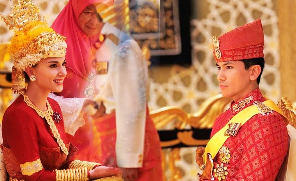 A Royal Romance: Prince Abdul Mateen and Anisha Rosnah's Grand Matrimony