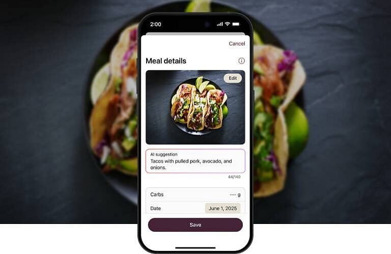 Dexcom Adds AI Photo Meal Logging to Stelo and G7 CGMs