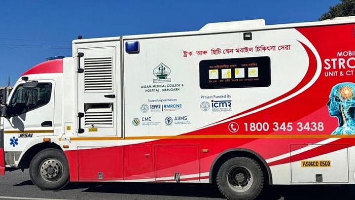ICMR Hands Over Two Mobile Stroke Units To Assam Govt