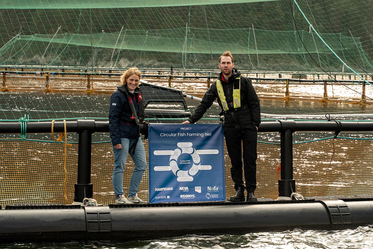 Grieg Seafood launches world's first circular salmon net - WeAreAquaculture
