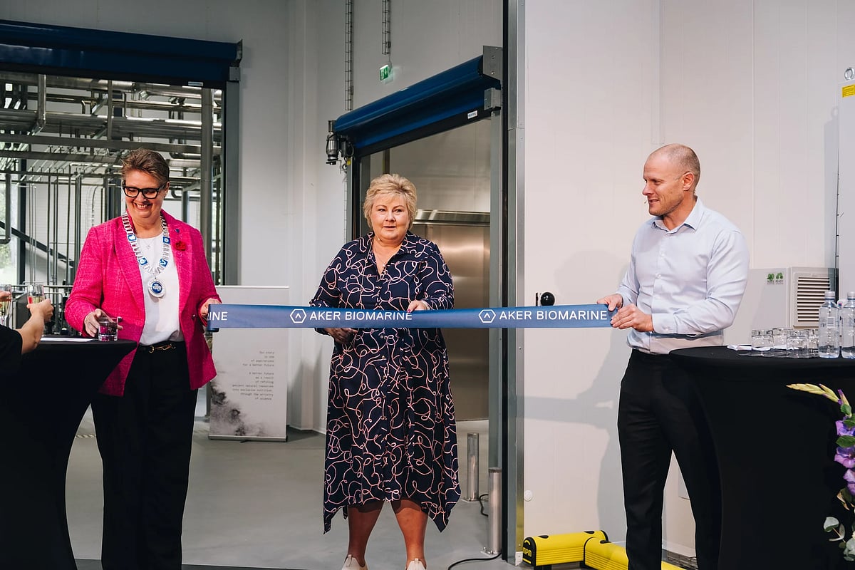 Aker BioMarine next-gen krill protein plant opens in Norway
