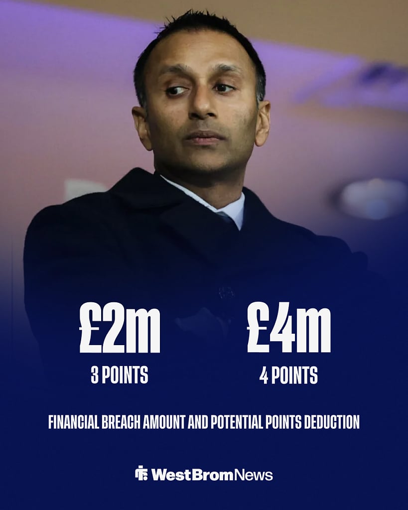 West Brom PSR case has already happened as EFL now face 'nightmare ...