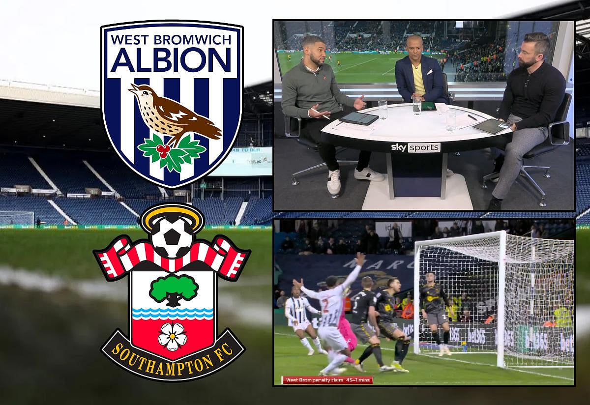 West Brom denied 'clear as day' penalty vs Southampton