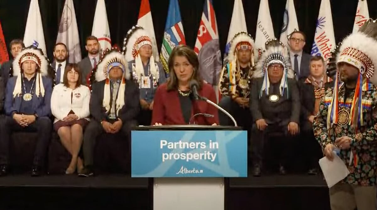 Smith celebrates Alberta government renewing relationship with Treaty Six