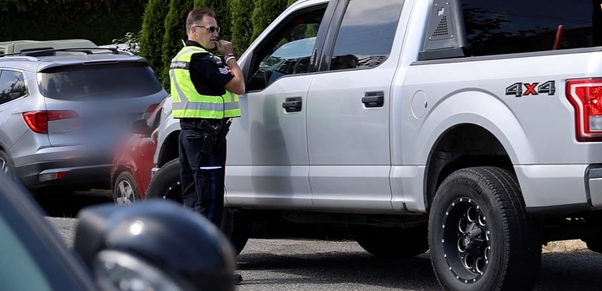 MORONS: RCMP nab dozens of distracted drivers despite warning signs all ...