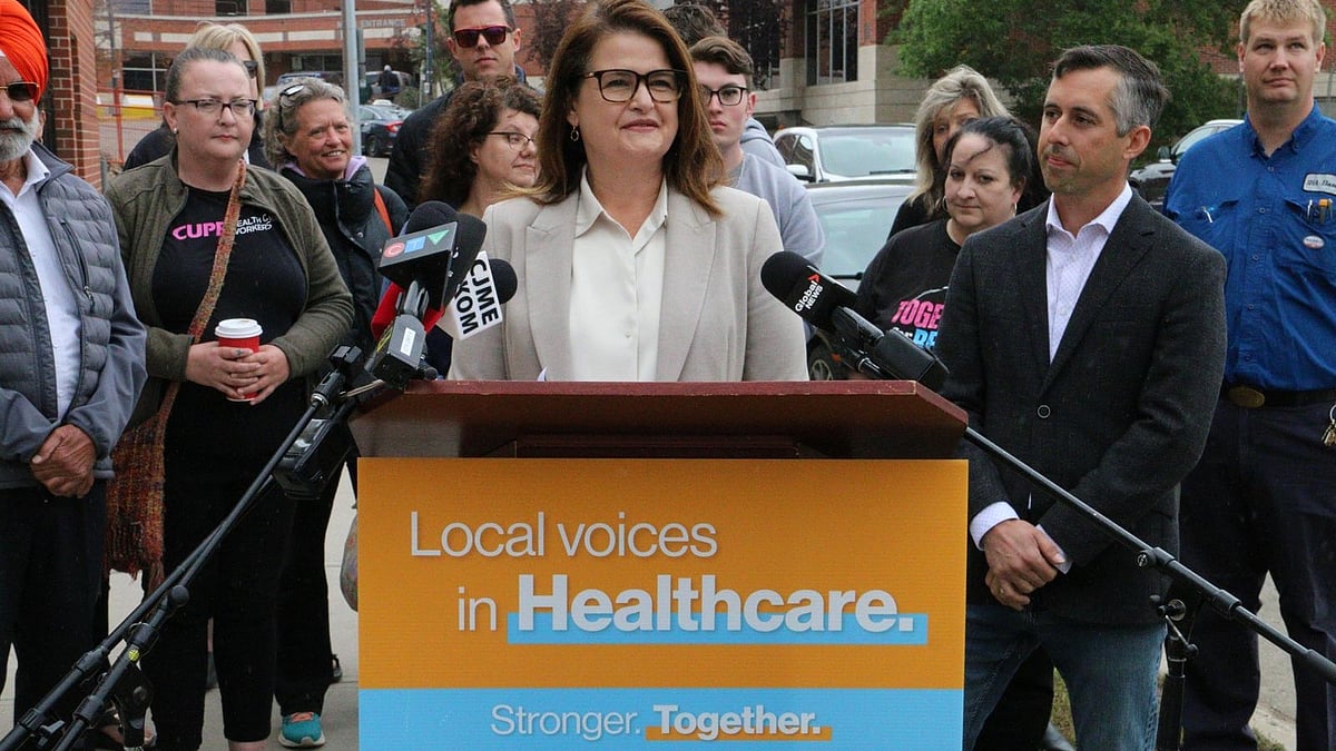 Sask NDP leader Carla Beck promises to add 800 new healthcare workers