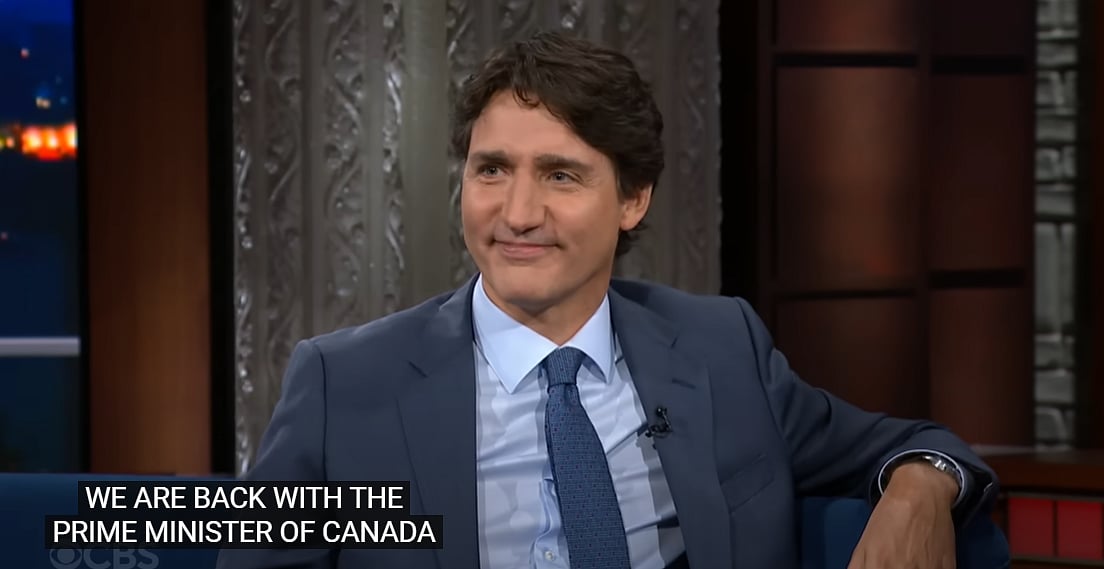 WATCH: Trudeau on Colbert show — Poilievre bashing, self-congratulation ...