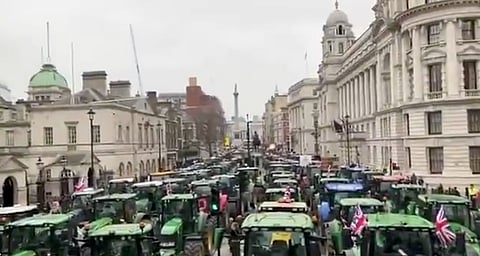 WATCH: London paralyzed as farmers protest huge inheritance tax