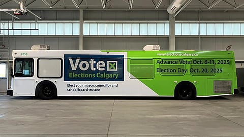 Advance voting in Calgary starts Oct. 6 and the Vote Bus hits the road