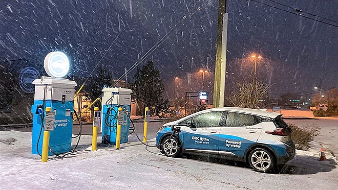 BC Hydro switches to energy-based pricing at its public EV chargers