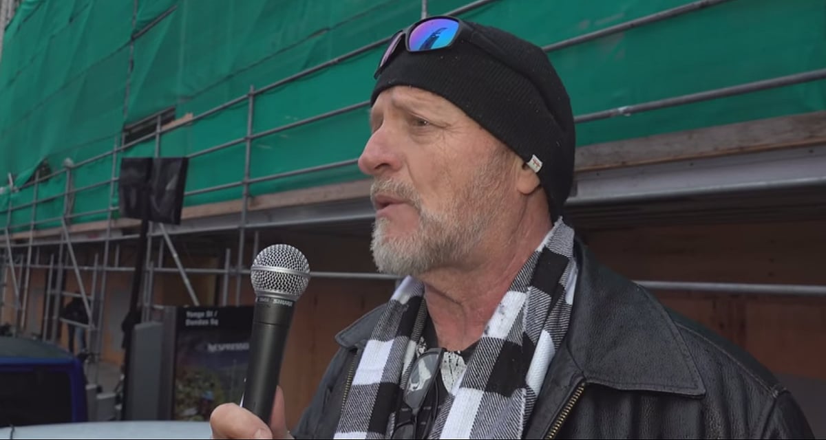 Injured Ontario worker Brian Kidder out to arrest Trudeau